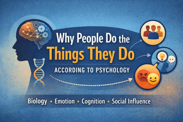 Why People Do the Things They Do According to Psychology